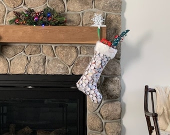 Golf Santa Stocking - Etsy