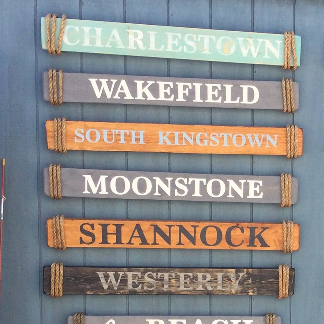 Personalized Sign / Nautical Sign / Rope Sign / Custom Wood Sign ...