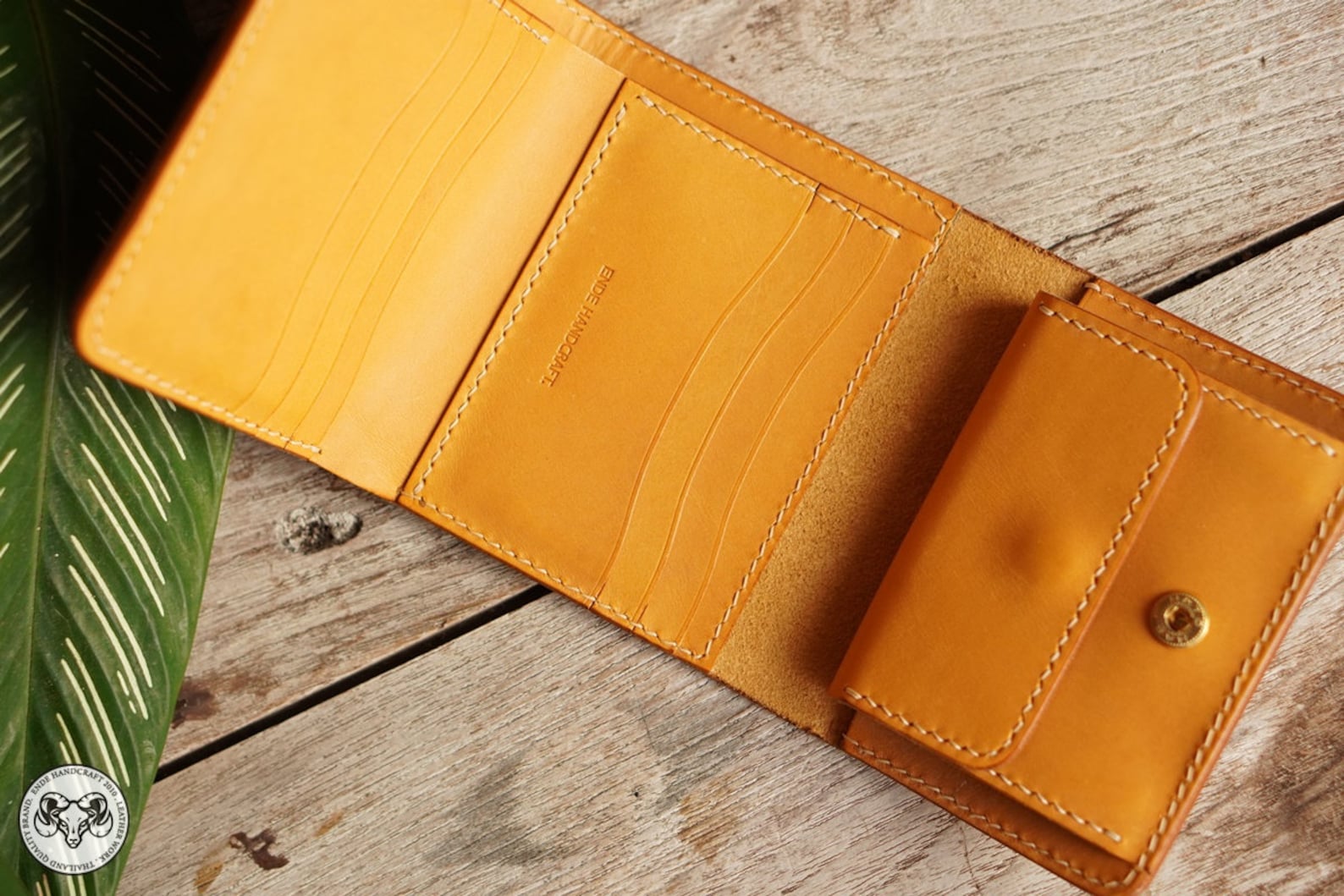 Leather Tri-fold Wallet PDF Pattern: Men's DIY Template (digital ...