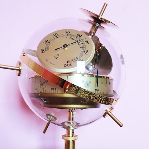 Tabic Solid Brass Barometer With Built in Hygrometer and - Etsy