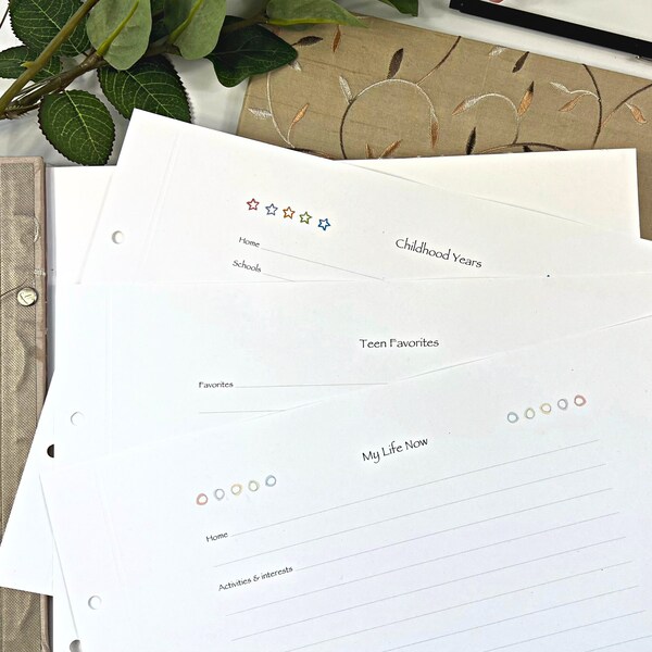 Personalised Life Story Book - Etsy