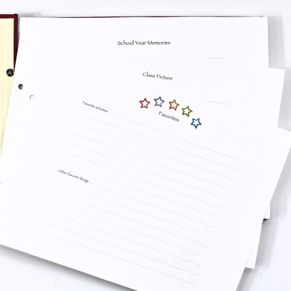 Elementary School Memory Book - Etsy