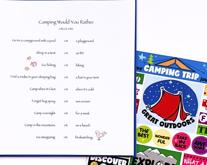 Summer Camp Journal - Etsy