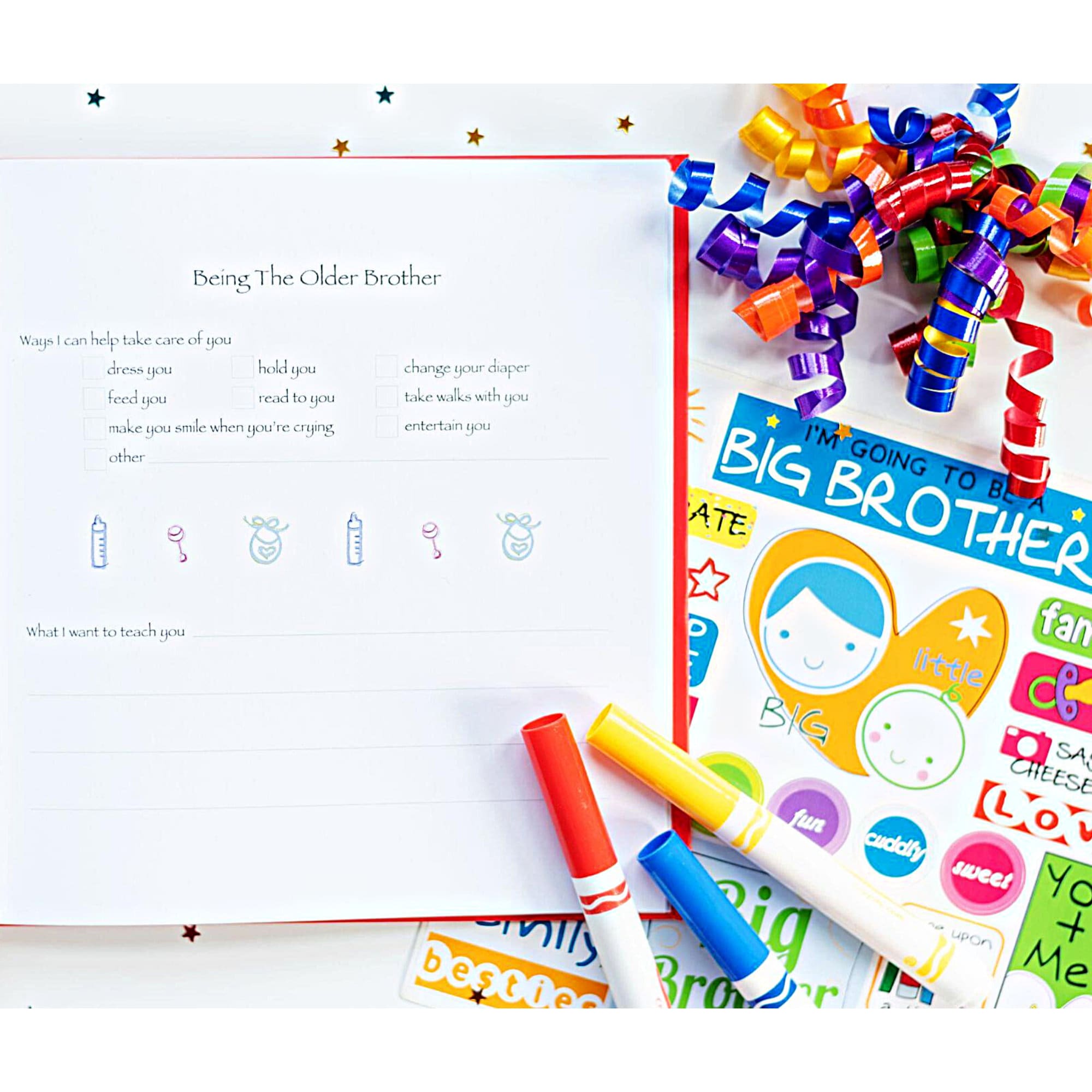 I'm Going to Be A Big Brother Kids Journal | Big Brother Gift | Big ...