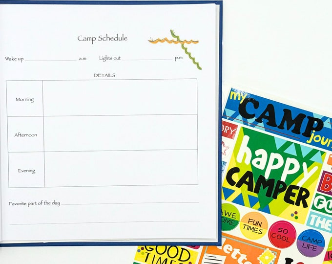 Summer Camp Journal - Etsy