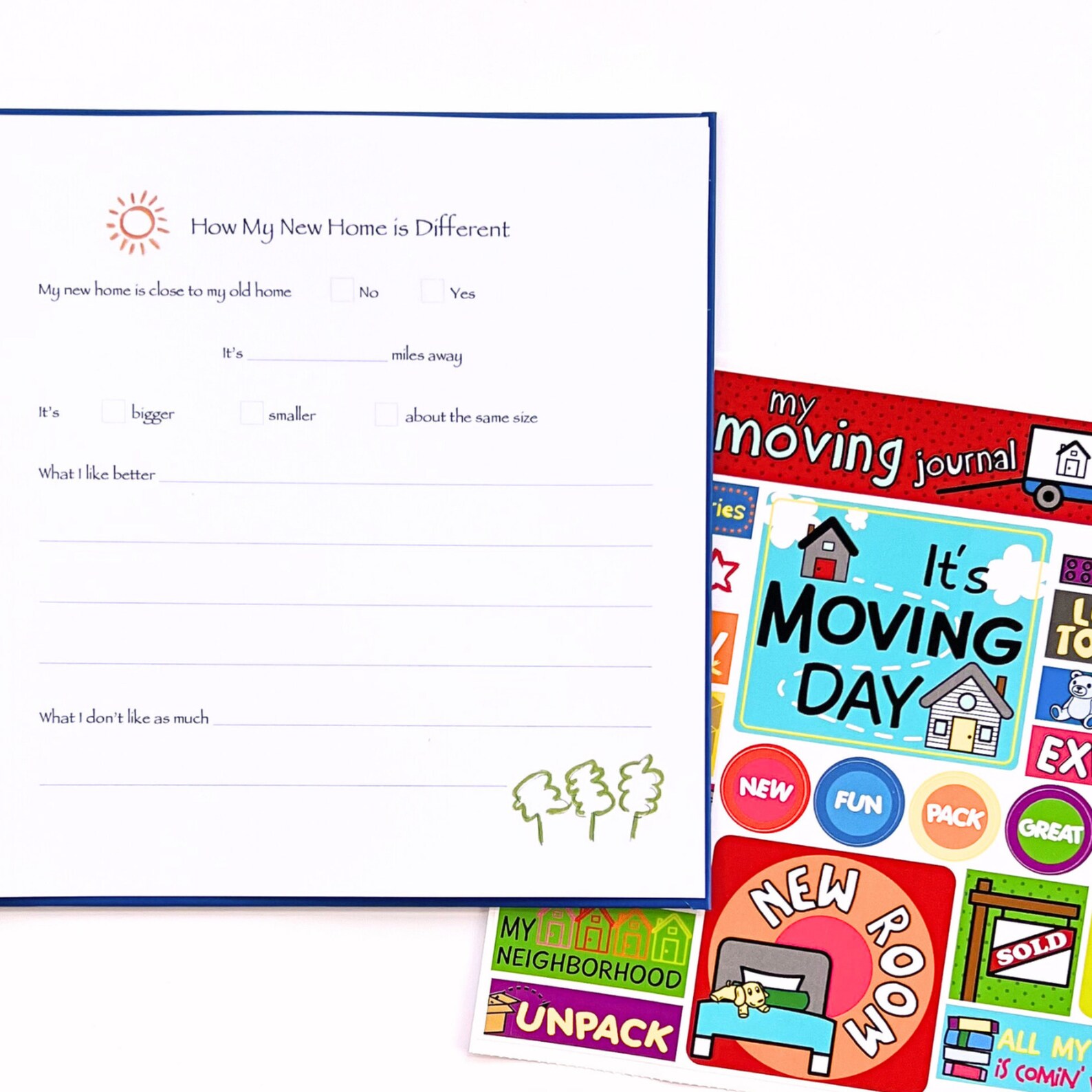 Moving Kids Journal | Moving Gift for Kids | Moving Activity for Kids ...
