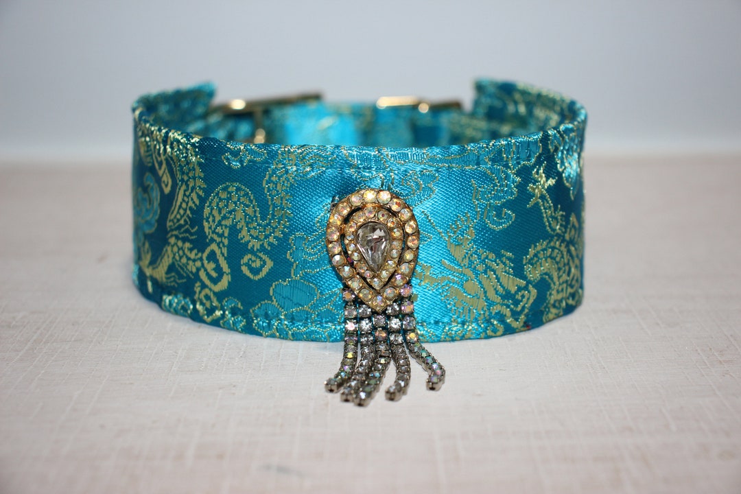 Custom Jewelled Collar - Etsy