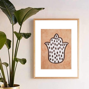 Turkish Tulip Lale Art Print Printable Art Minimalist Art Anatolian Art ...