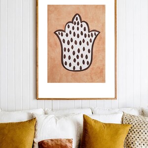 Turkish Tulip Lale Art Print Printable Art Minimalist Art Anatolian Art ...