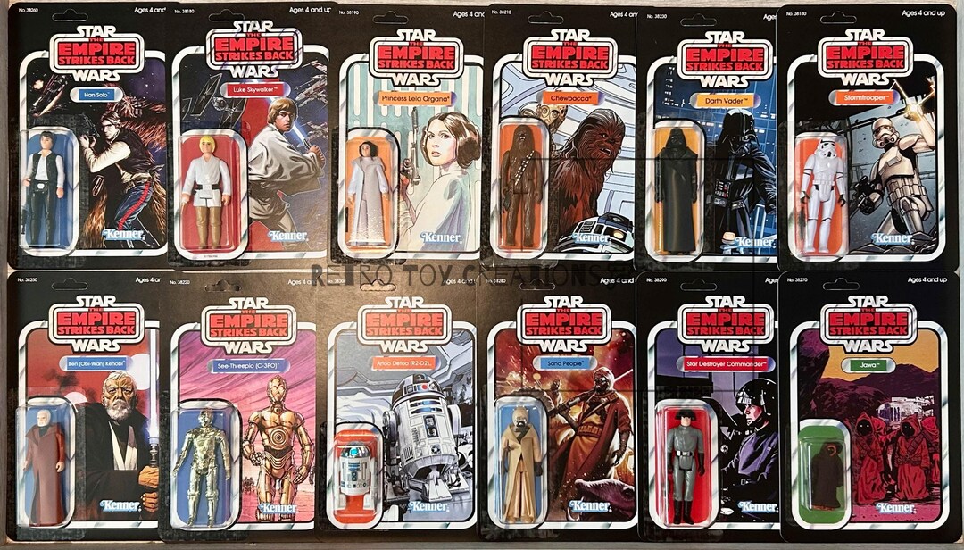Comic Book Series Star Wars Retro Collection First 12 Custom Recard - Etsy