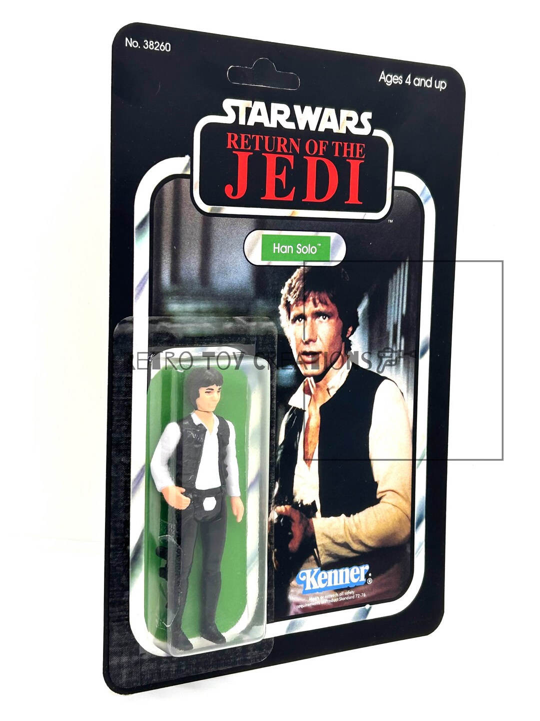Star Wars Retro Collection HAN SOLO Figure With Reproduction ROTJ ...