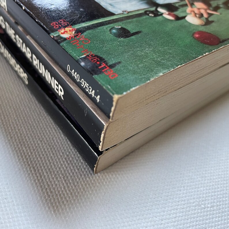 3 SE HINTON Book Lot Rumble Fish Taming of Star Runner the Outsiders YA ...