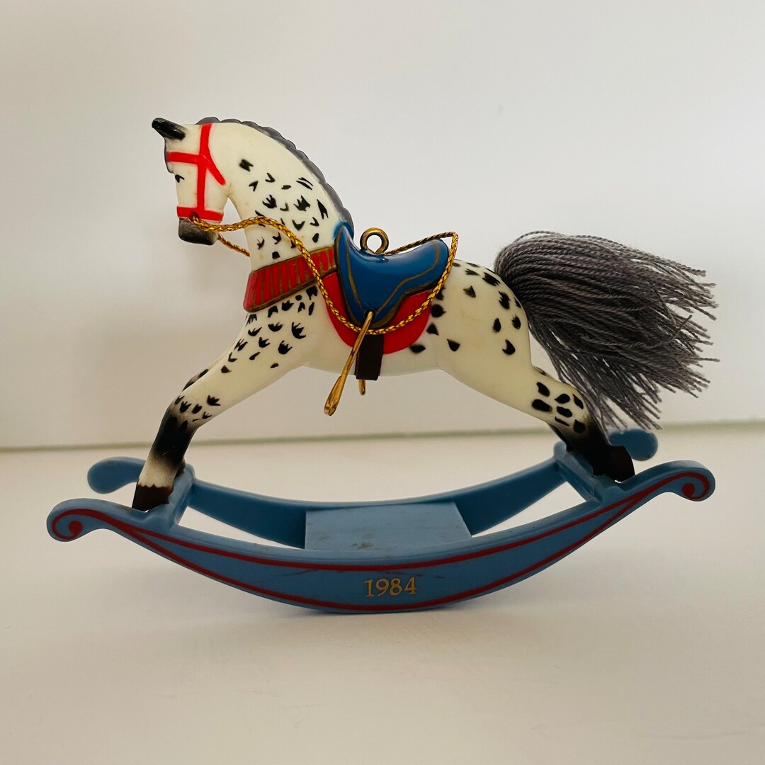KEEPSAKE HALLMARK Rocking Horse Christmas Tree Ornament / - Etsy