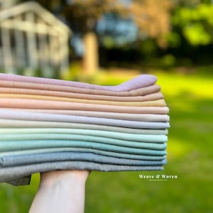 Spring Garden Everyday Chambray Woven Bundle, Beautiful Aesthetic Tones Fat Quarter Bundle ...