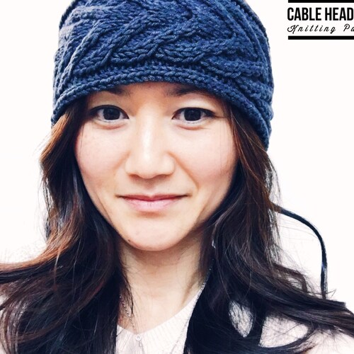 Headband Ear Warmer Knitting Pattern Soft Wool Headband Etsy