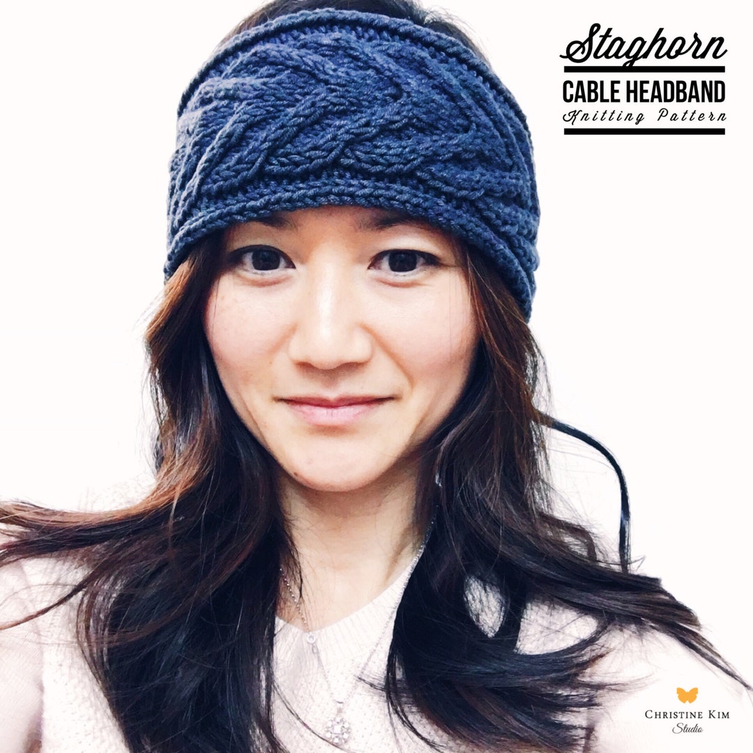 KNITTING PATTERN: Staghorn Cable Headband - Etsy