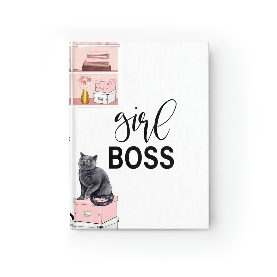 Girl Boss Journal Ruled Line, Womens Journal, Journal for Women, Womens ...