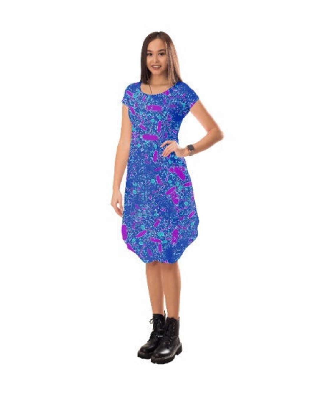 Bacteria Short Sleeve Dress multiple Colours - Etsy