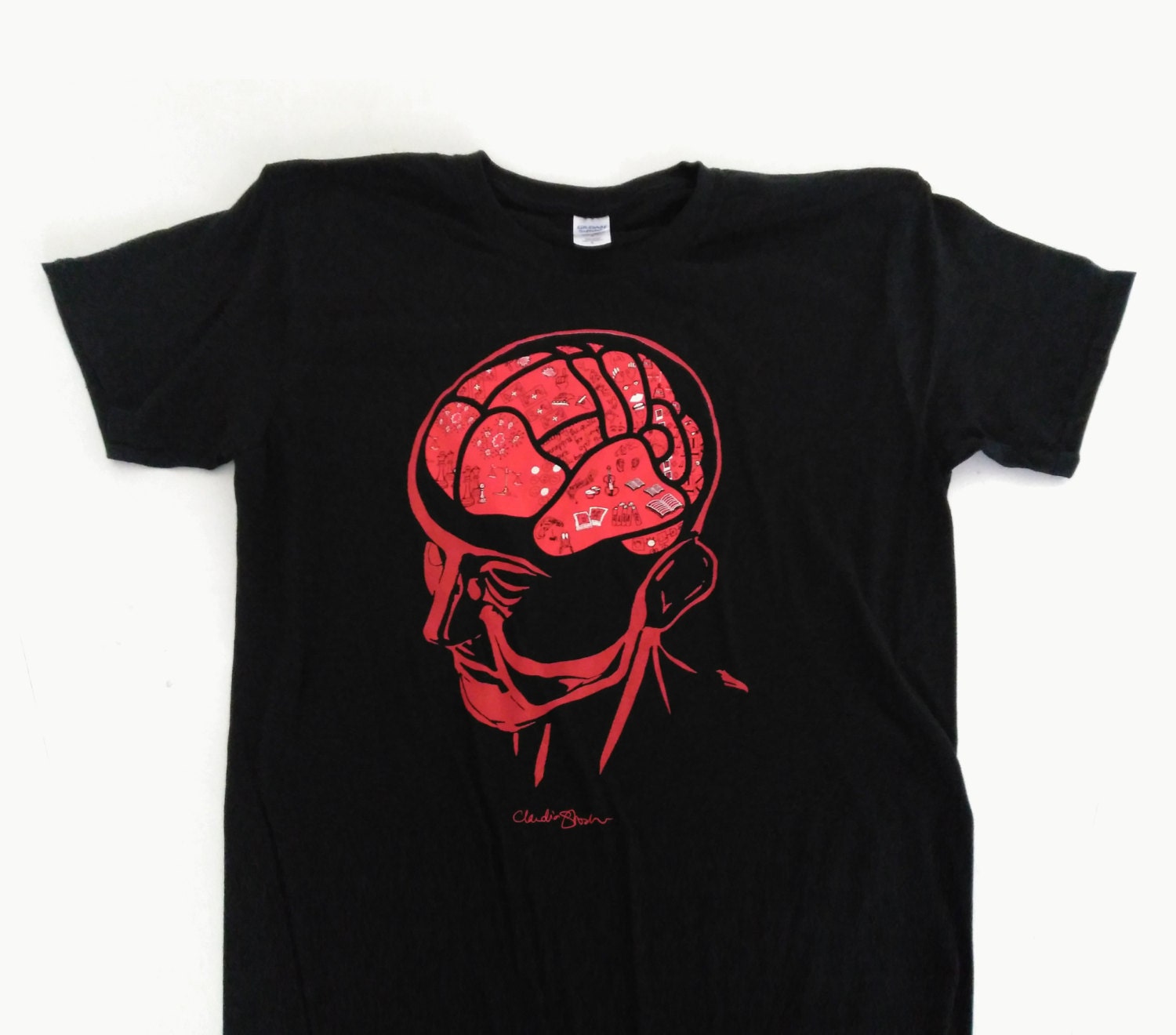 Functional Anatomy of the Human Brain T-shirt | Etsy