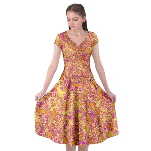 Bacteria Wrap Midi Dress (colour Options) - Etsy