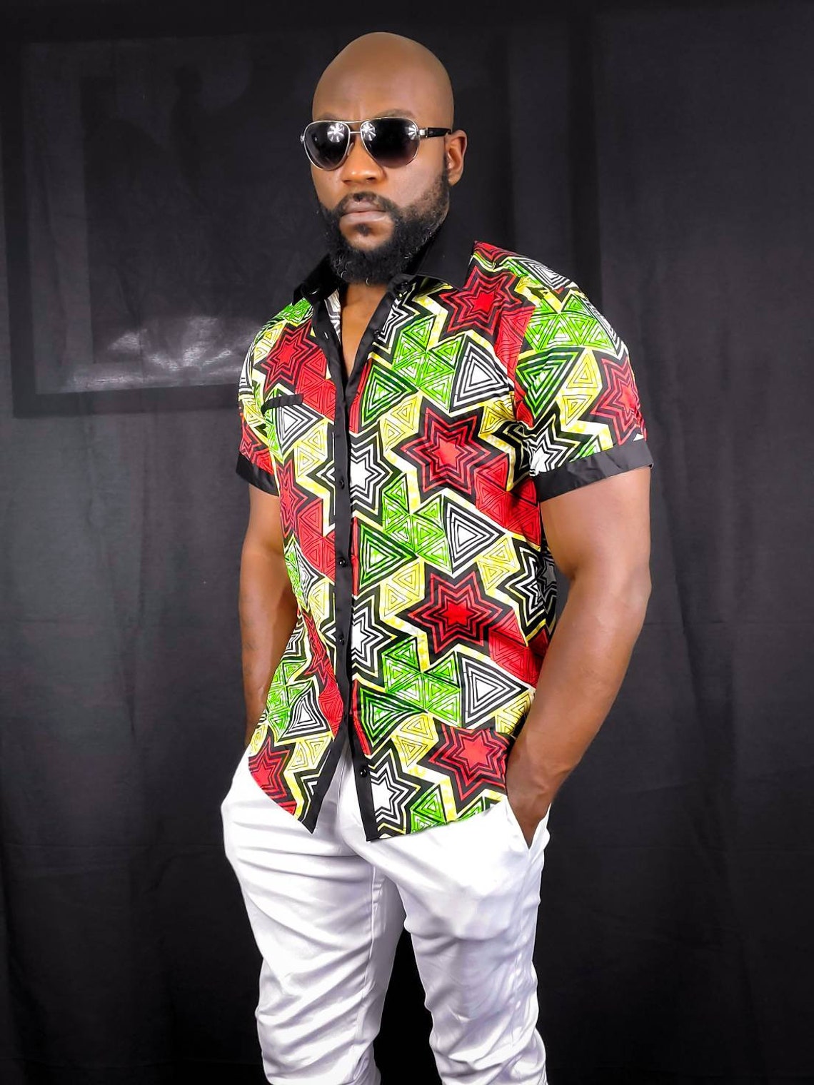 African Print Shirts Men, Dashiki Shirt Men, Ankara Shirt Men, Kente ...