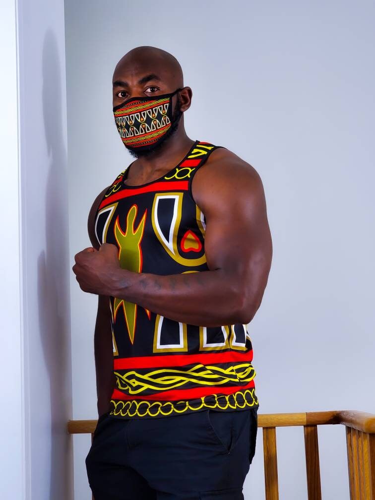 Kente Activewear, African Print Activewear, Dashiki Activewear, African ...