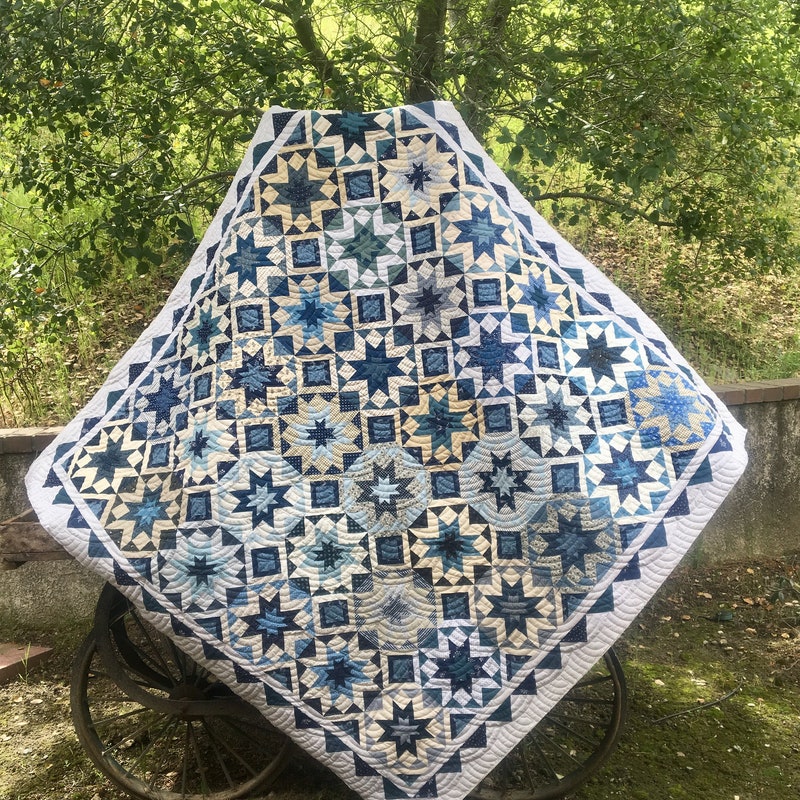 Blue London Quilt Kit - Etsy