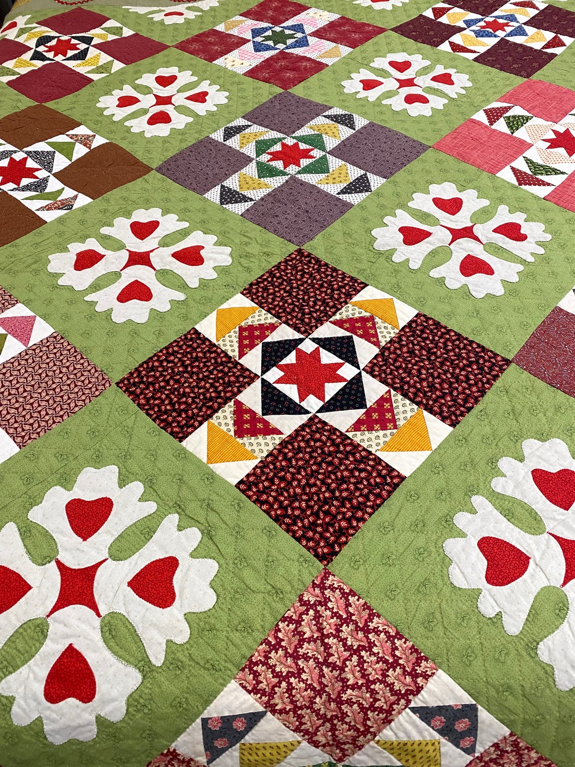 Happy Green QUILT - Etsy