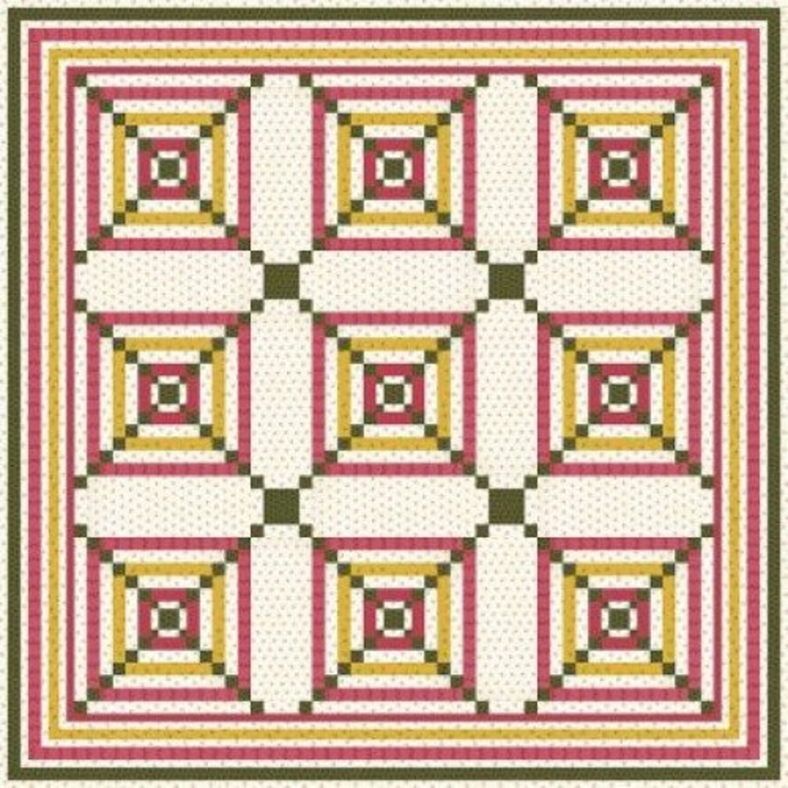 Square Dance Quilt - Etsy