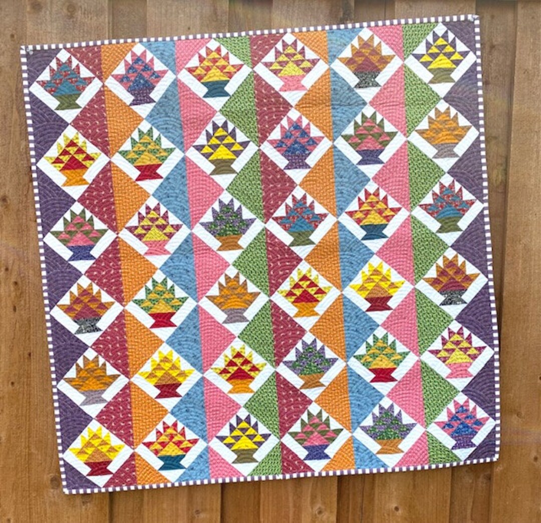 Baskets of Blooms PATTERN - Etsy