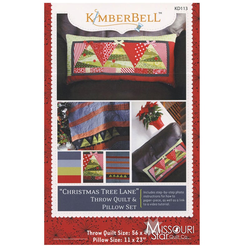 Christmas Tree Lane PATTERN - Etsy