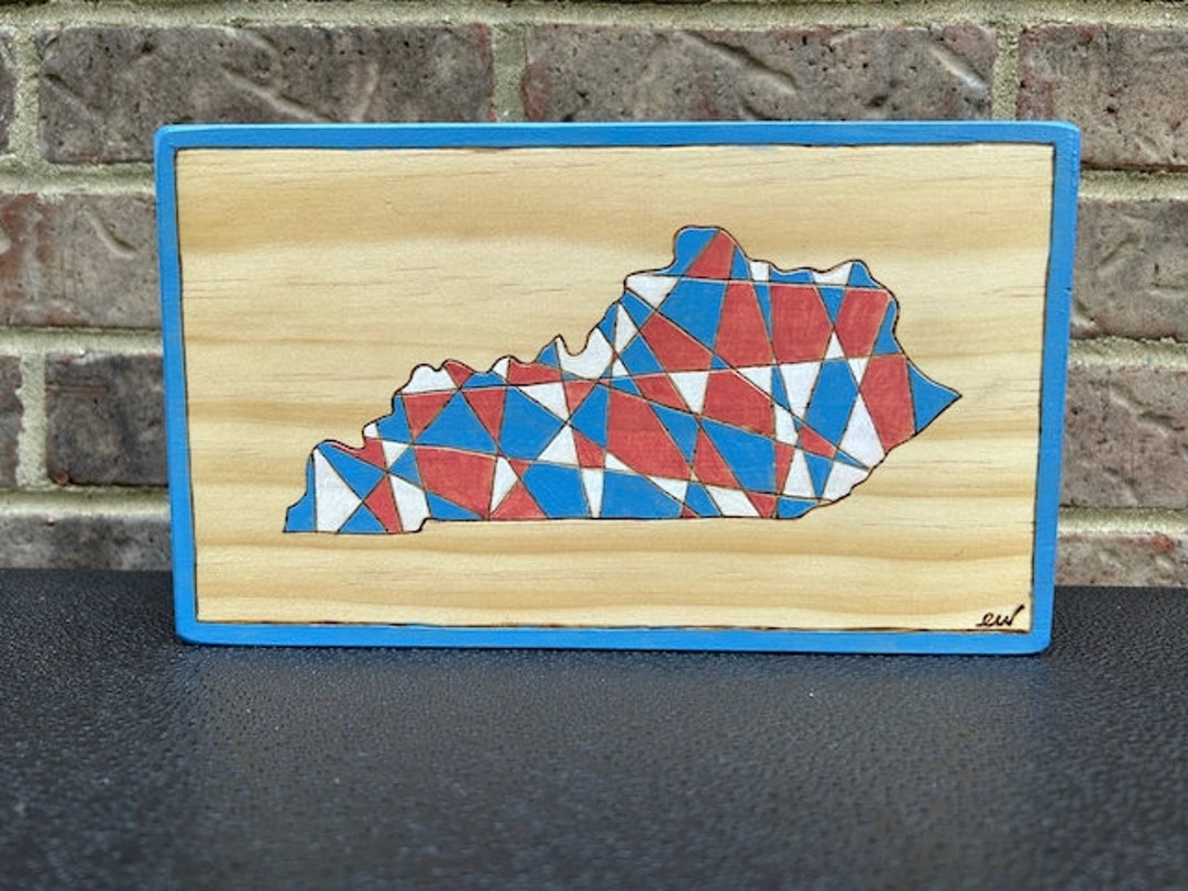 Kentucky Colors Plaque-medium - Etsy