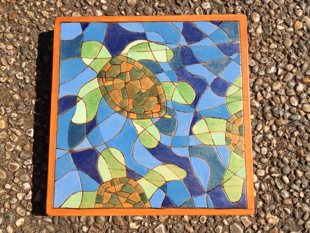 Sea Turtle Plaque-large - Etsy
