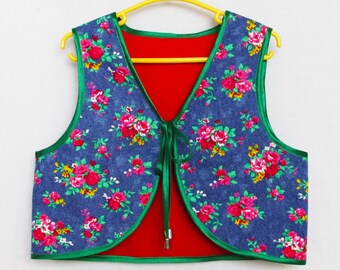 Girls vest pattern | Etsy