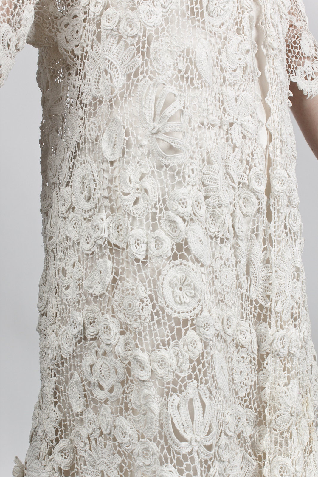 Heavenly 1900s Edwardian Irish Crochet Lace Coat Antique | Etsy