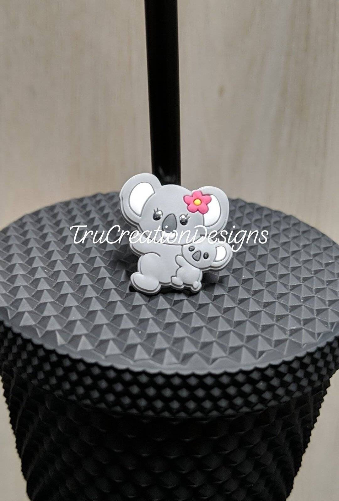 Koala Straw Toppers, Straw Toppers, Straw Charms, Straw Charm, Koala ...