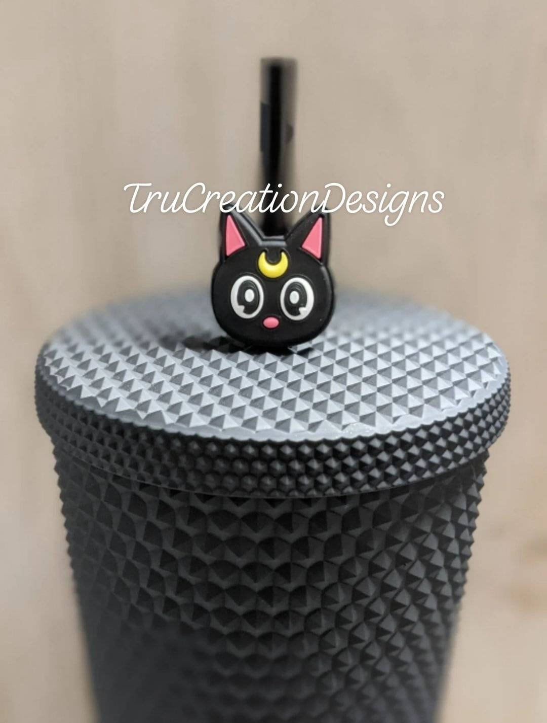 Cat Straw Topper, Sailor Moon Straw Topper - Etsy