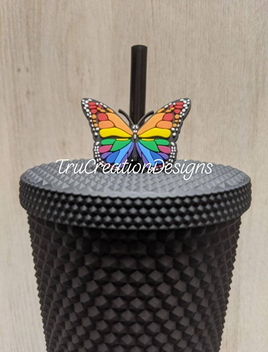 Rainbow Straw Topper, Straw Toppers, Straw Charms, Pride - Etsy