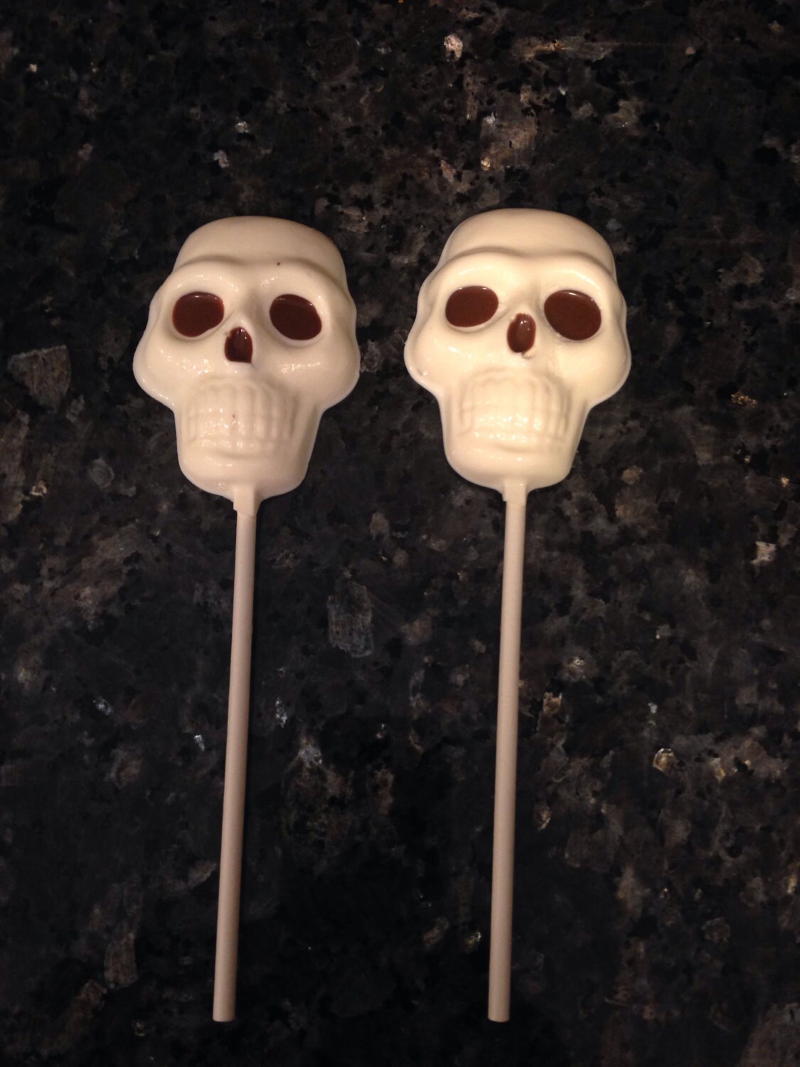 Halloween Chocolate Skull Lollipops - Etsy