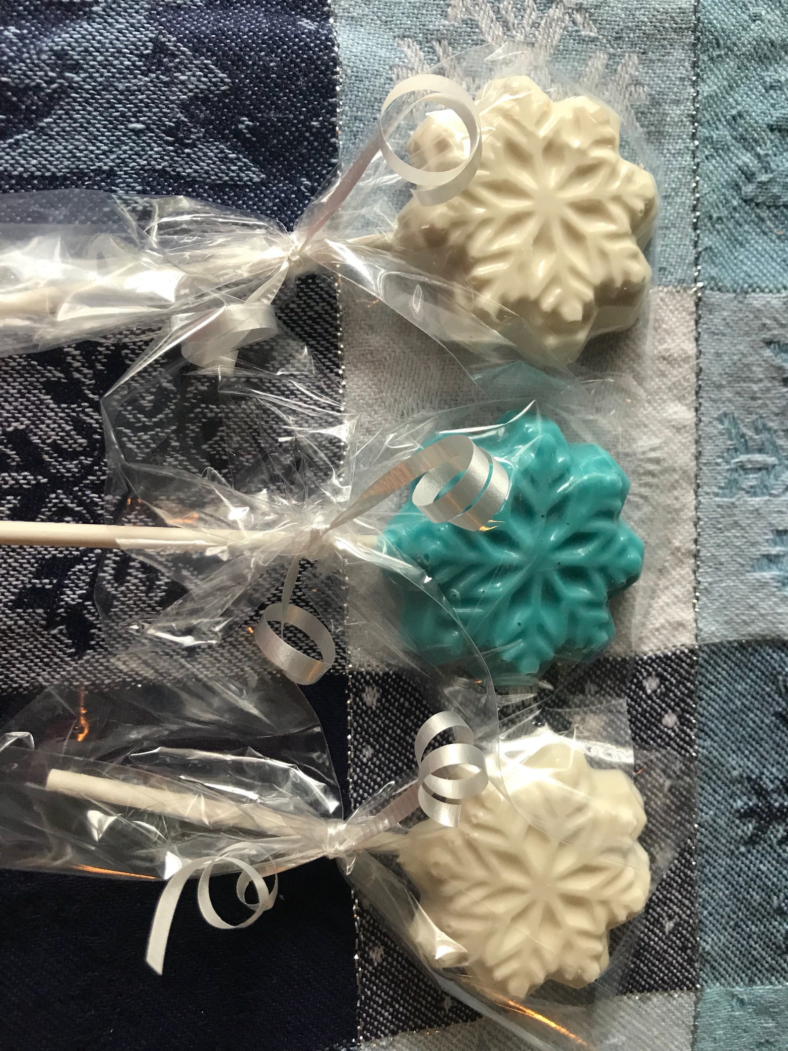 Chocolate Snowflake Lollipops - Etsy