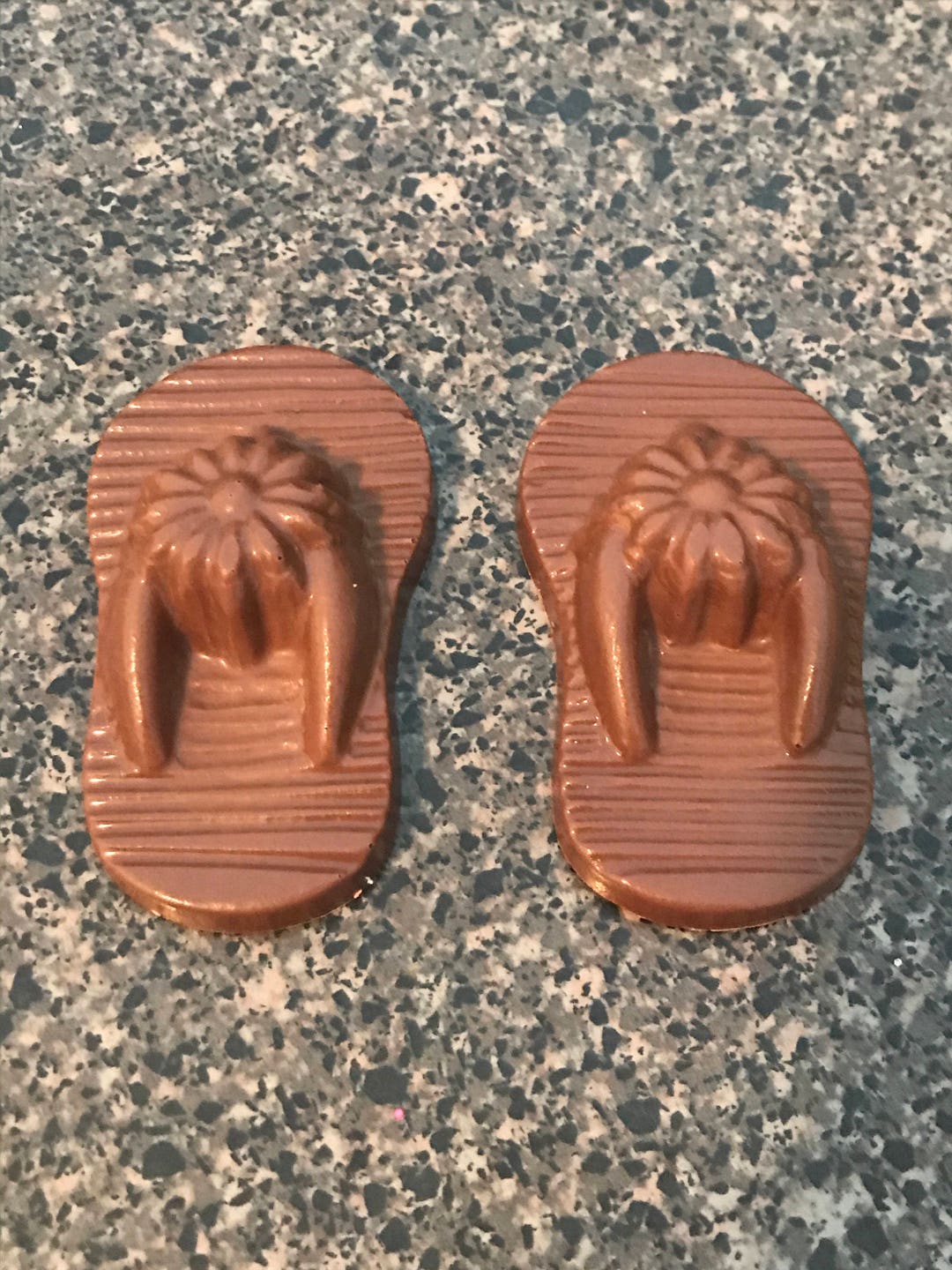 Chocolate Flip Flops - Etsy