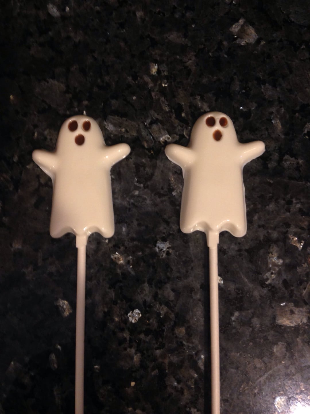 Spooky Chocolate Ghost Lollipops - Etsy