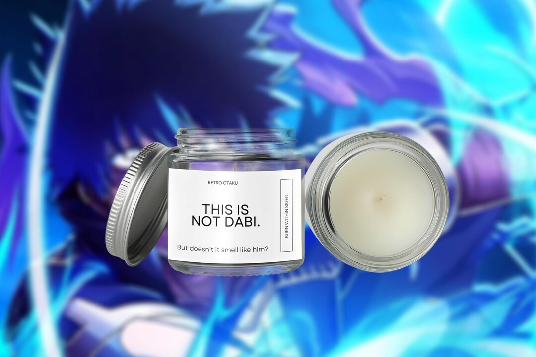 This is Not Dabi| MHA| Funny Anime Gift | Anime Character Candle ...