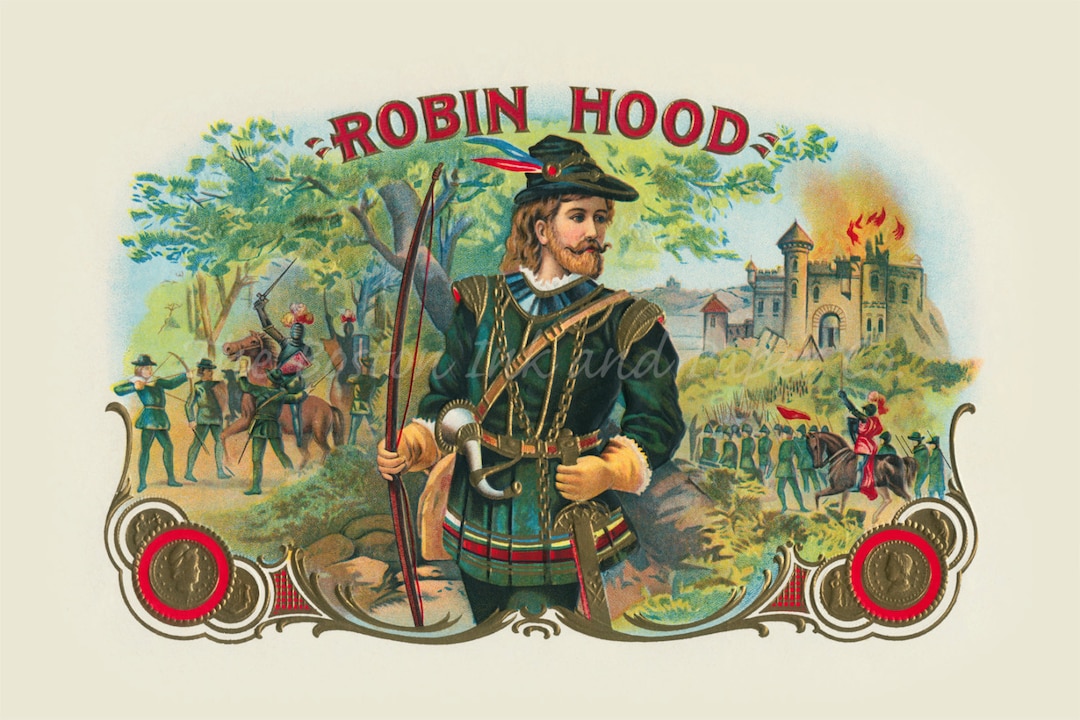 Robin Hood Vintage Home Office Wall Decor Fine Art Prints Victorian ...