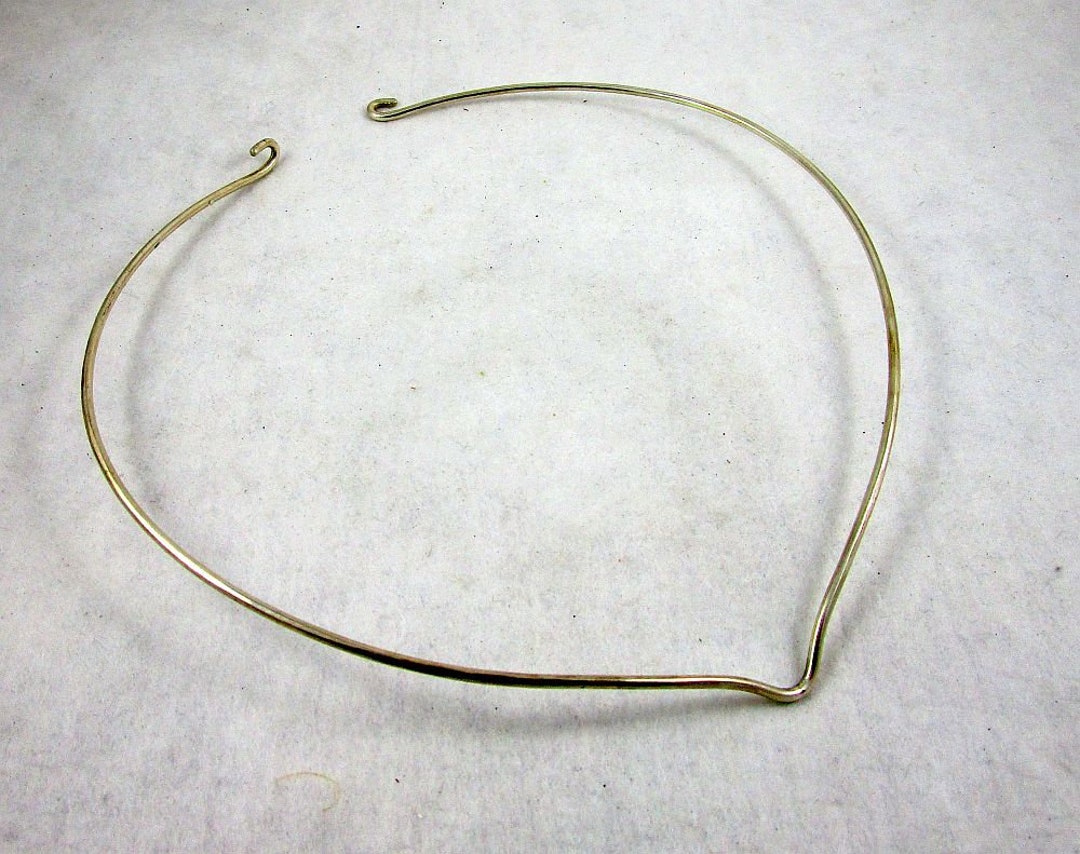 Sterling Silver and Copper Neckrings - Etsy