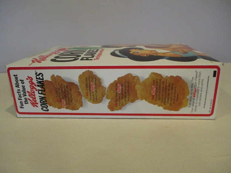Kellogg's Collectible Cereal Box,disney Aladdin Cereal,aladdin and ...