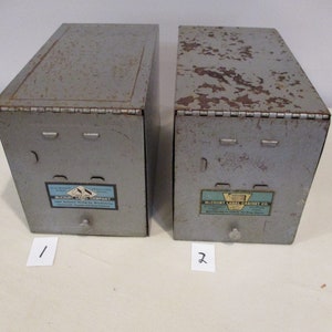 Metal Prescription File Box,gray Pharmacy File Box,apothecary File Box ...