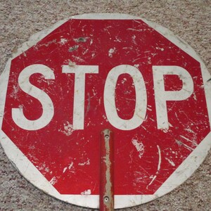 Large Hand Held STOP Sign,school Crossing Guard STOP Sign,hand Held ...