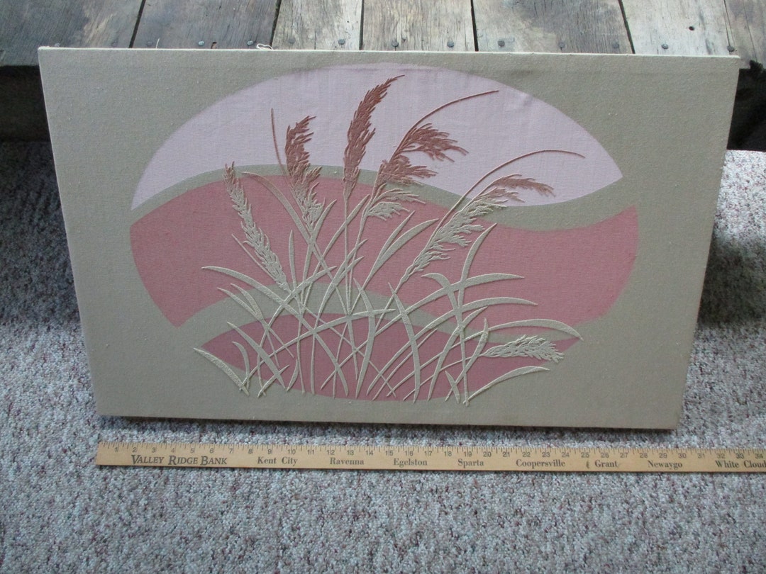Screen Print With Dimension,large Marushka Style Screenprint,cottage ...