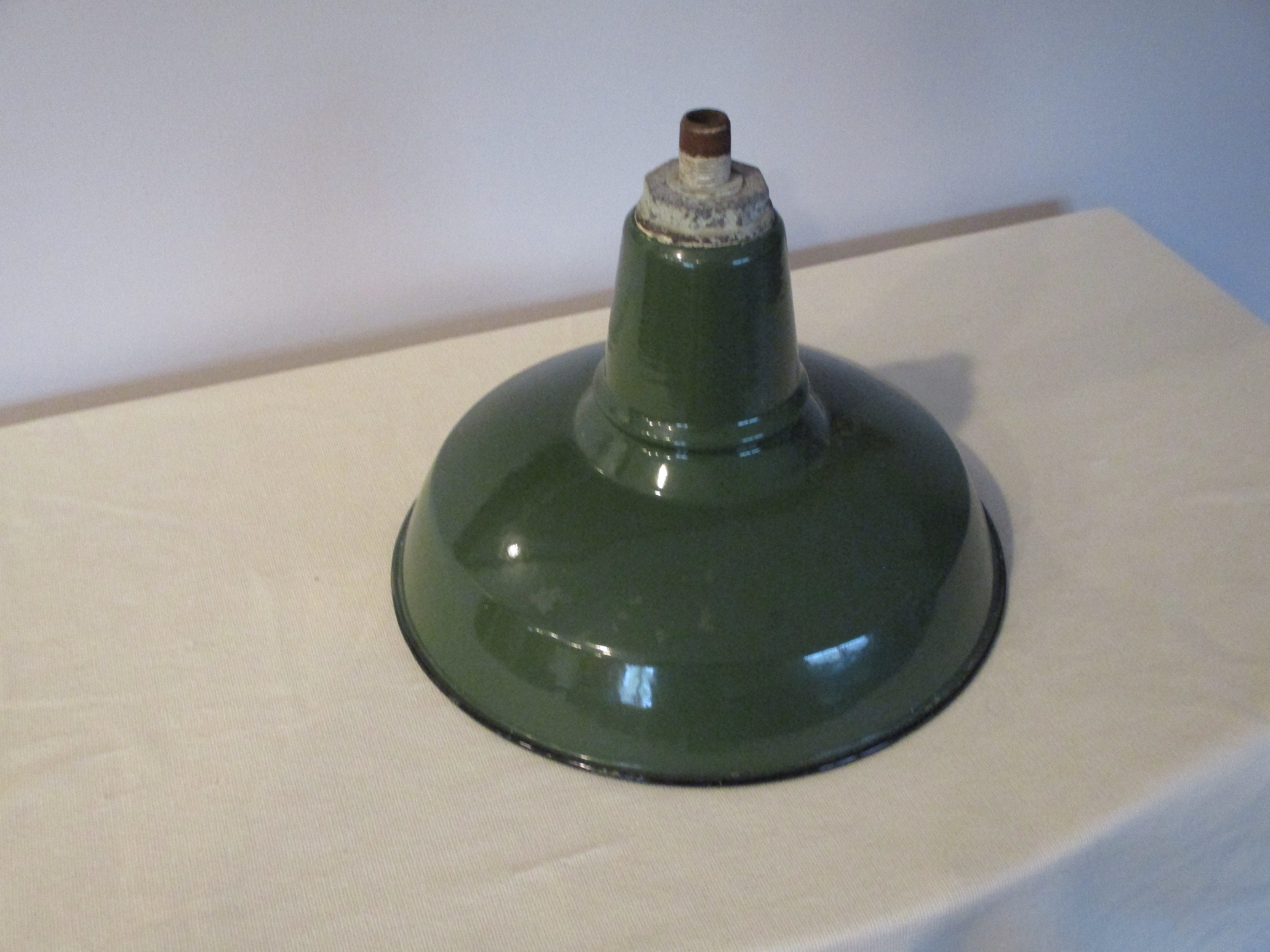 Green Enamel Light Shade,ceiling Light Fixture,industrial Light Shade ...